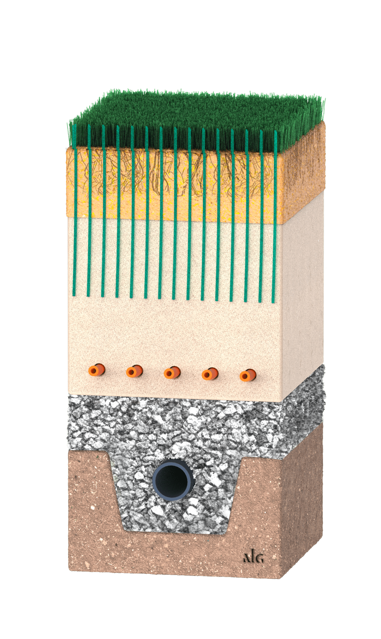 Stitching - Natural Grass
